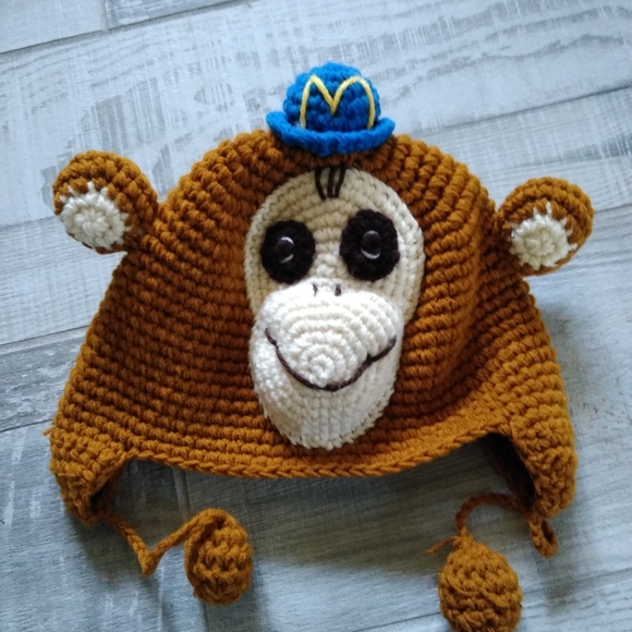 unknown | Accessories | Monkey Hat With Blue Hat | Poshmark